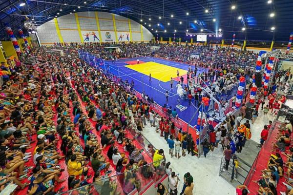 Arena poliesportiva mais moderna do interior do Amazonas é inaugurada ...